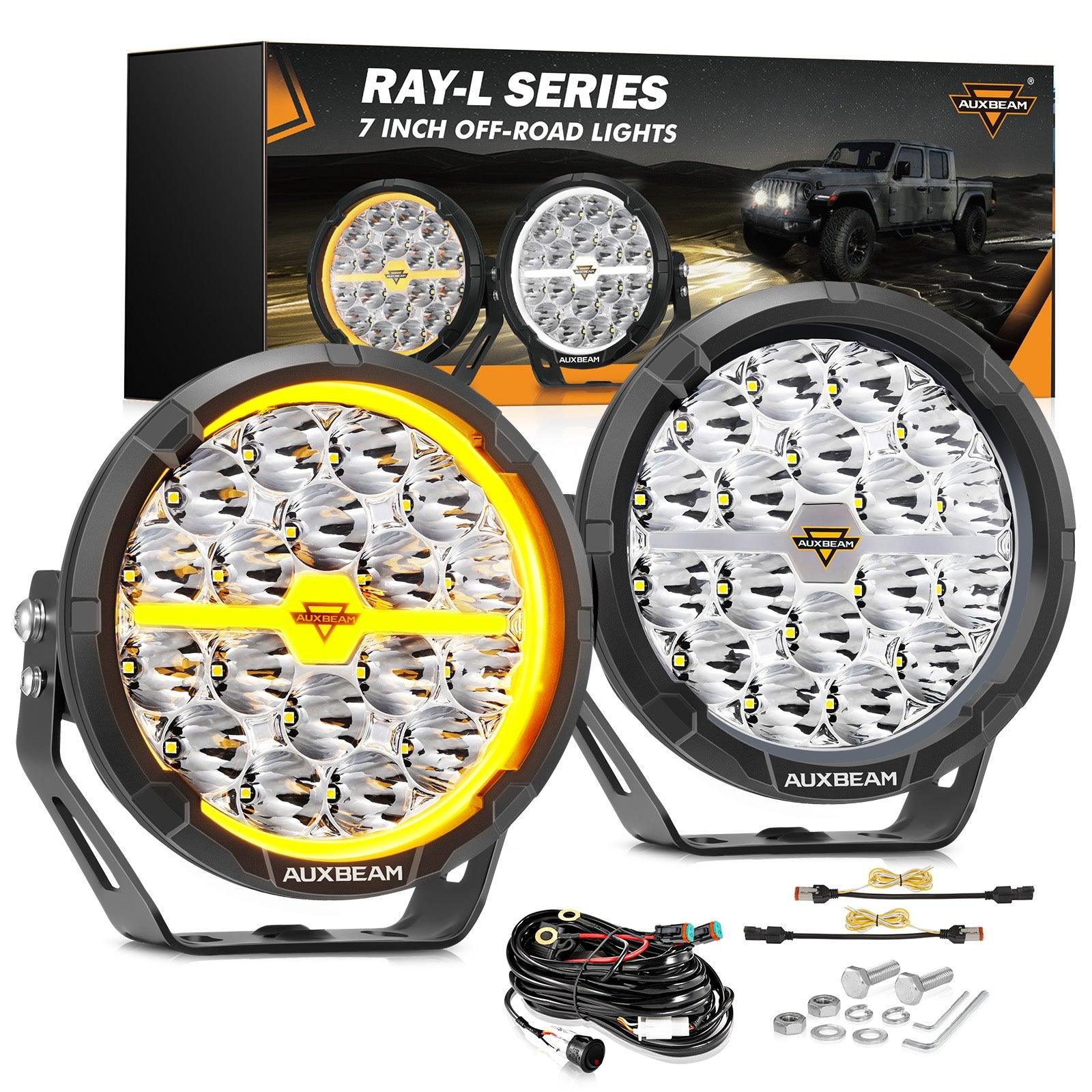 RAY-L Series 7/9 Inch Dual DRL Offroad LED Driving Lights – Maverick ...
